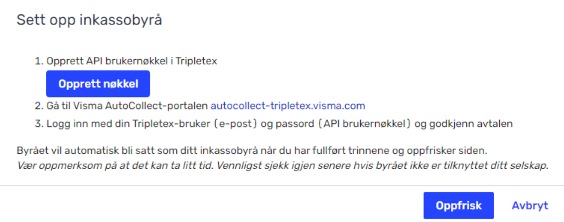 Brukerveiledning Tripletex